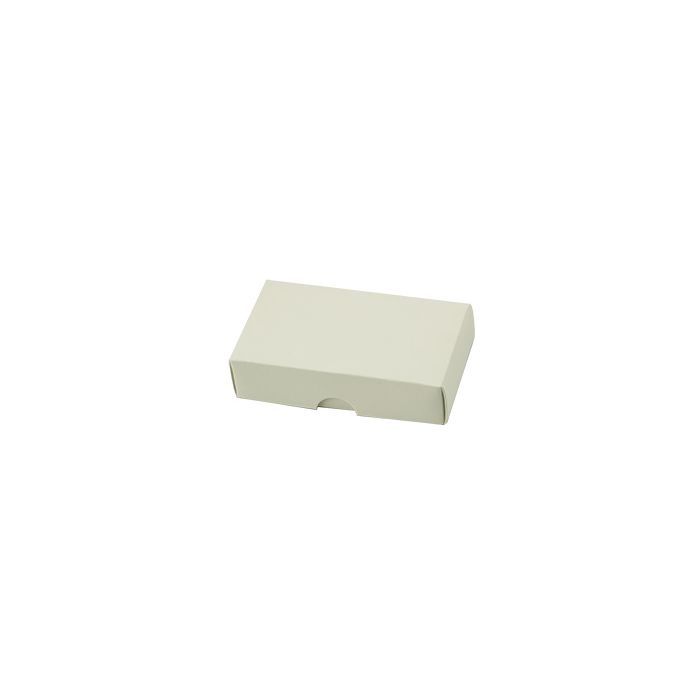 Micro-Tec B40 white cardboard box, 100x60x20mm — Microscopy Solutions