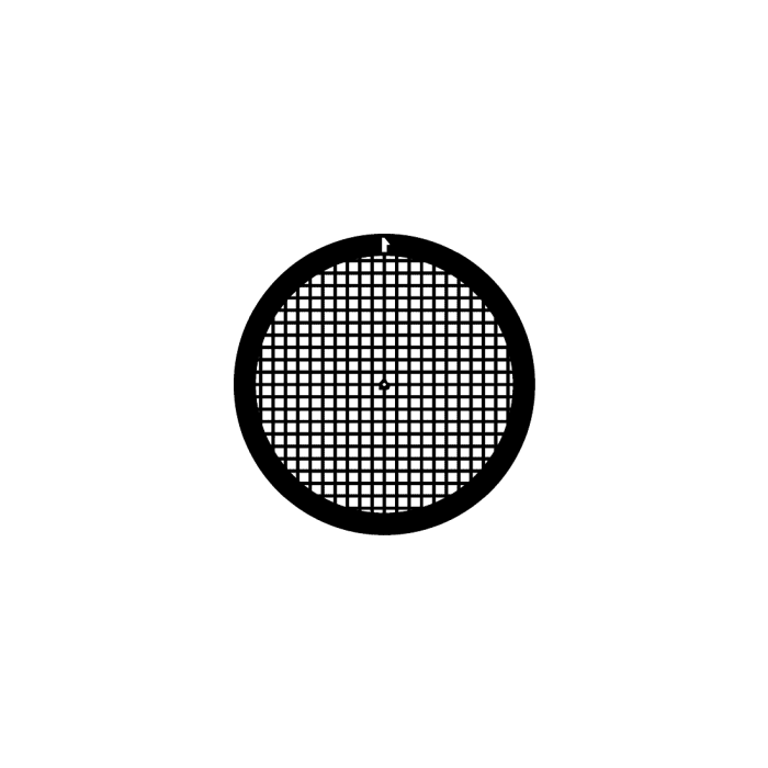 Gilder G200 TEM grid, standard 200 square mesh, 90 μm hole, 35 μm bar ...