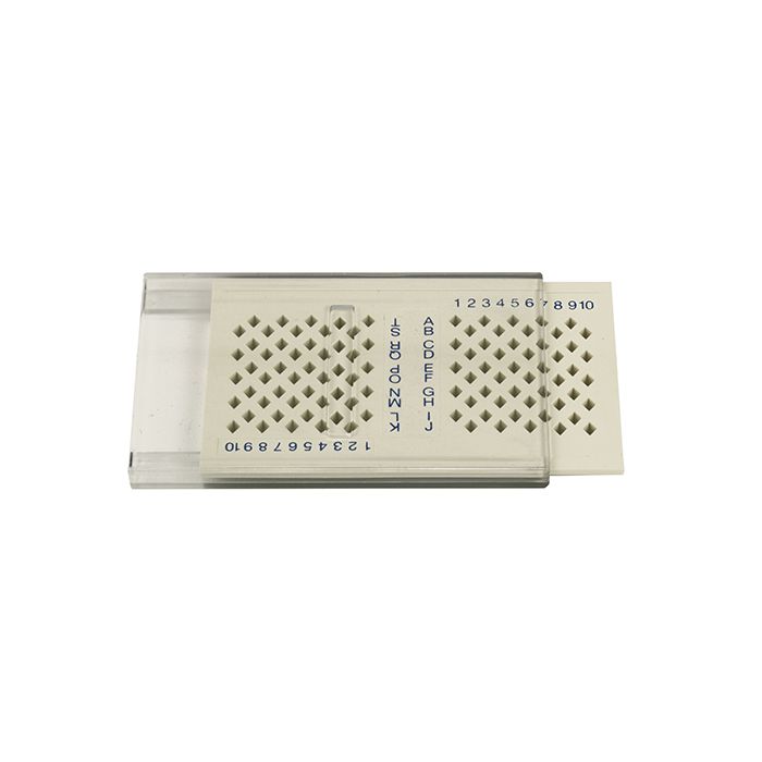 Gilder SB100 TEM grid storage box for 100 TEM grids — Microscopy Solutions