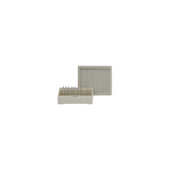 Micro-Tec M25W slide storage box for 25 standard 75x25mm slides, white ...