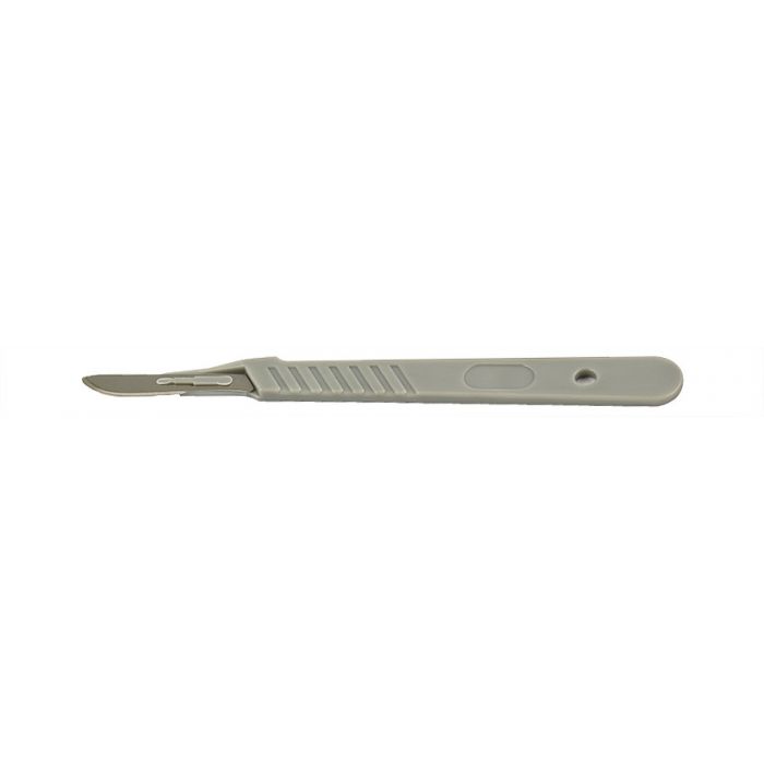 Micro-Tec disposable carbon steel scalpels #10 with plastic handle, st ...