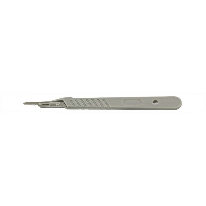 Micro-Tec disposable carbon steel scalpels #15 with plastic handle, st ...