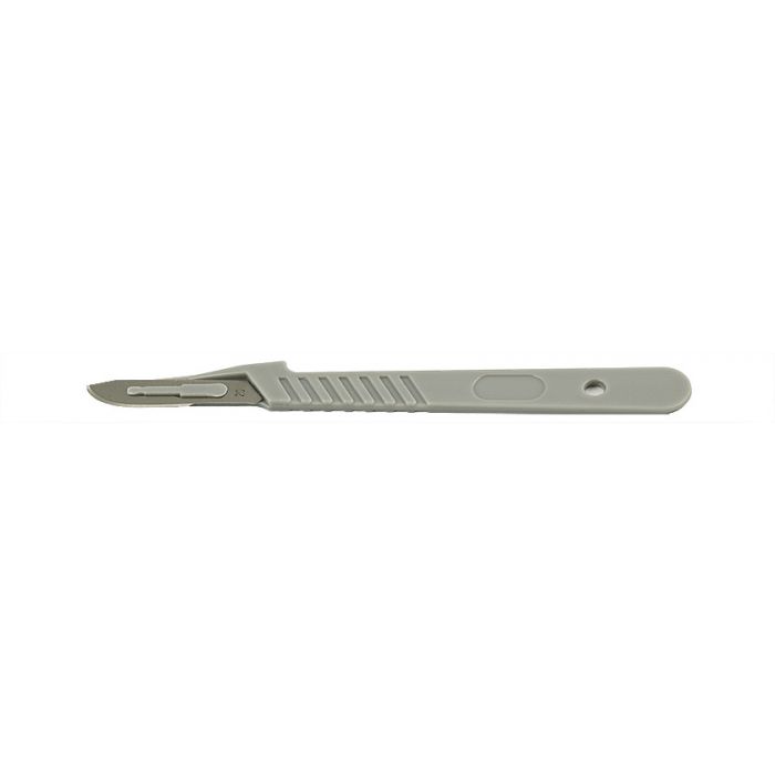 Micro-Tec disposable carbon steel scalpels #20 with plastic handle, st ...