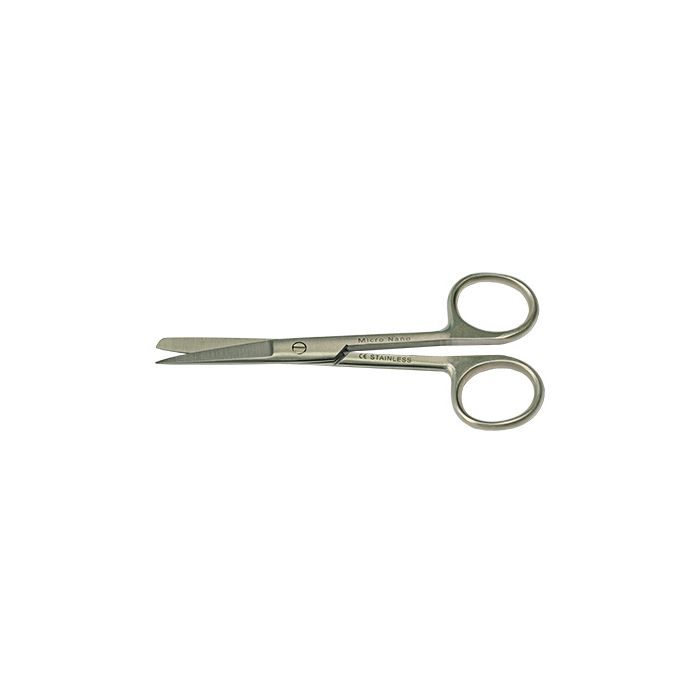 EM-Tec H11 microscopy lab scissors, sharp/blunt tips, straight, 110mm ...