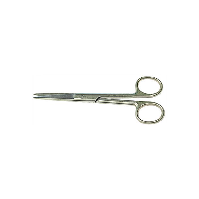 EM-Tec S13 microscopy lab scissors, sharp tips, straight, 130mm, 410 s — Microscopy Solutions